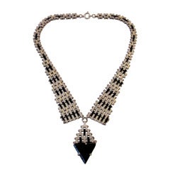 Machine Age Necklace by Jakob Bengel Germany 1930 For Sale at 1stDibs