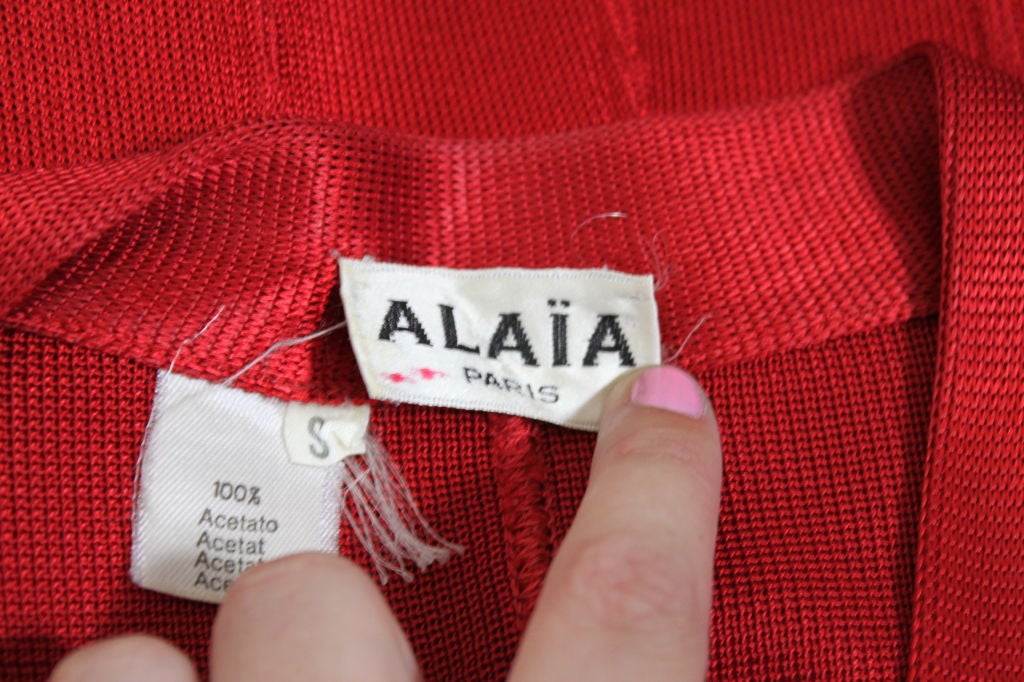 Alaia Lipstick Red Sweater at 1stDibs Alaia Lipstick Red Sweater at 1stDibs