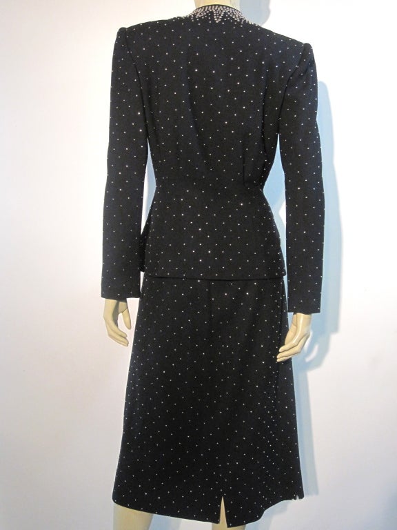 Fred A. Block 40s Heavily Studded Suit at 1stDibs | fred a block, 40s suit