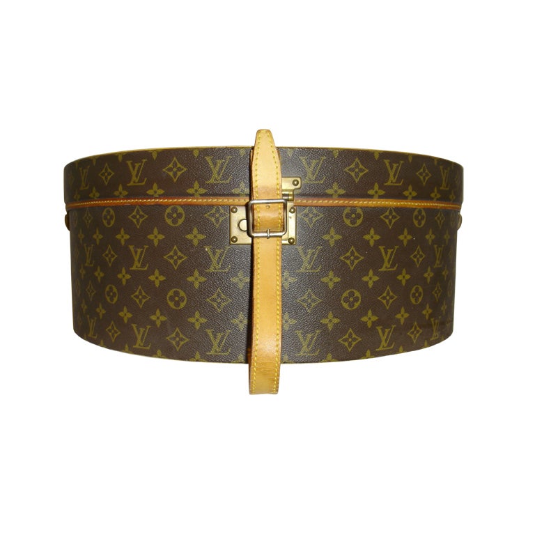 1970's Louis Vuitton Hardcase Hat Box at 1stDibs