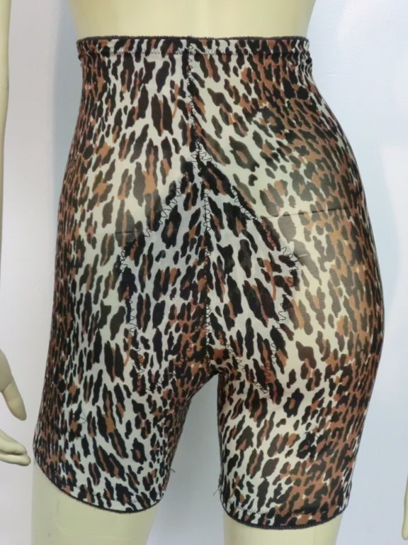 60s Leopard Print Girdle and Bra Set at 1stDibs | leopard print bra set