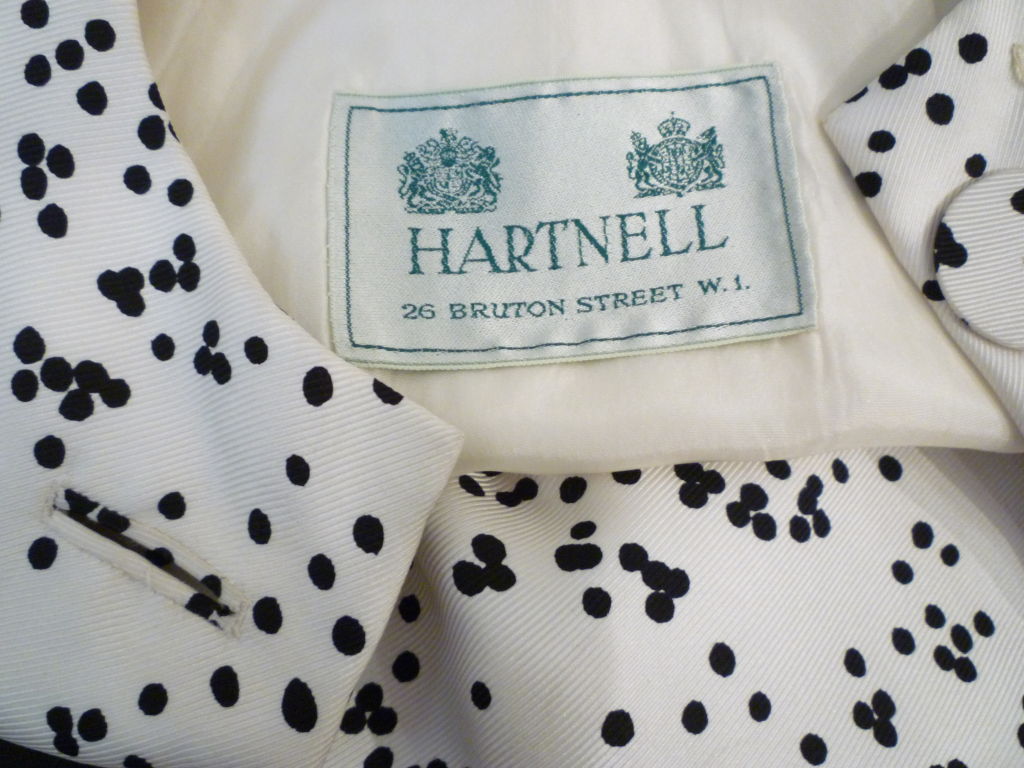 Norman Hartnell 1950s Silk Dress Suit w/ Sequin Embellishment For Sale ...