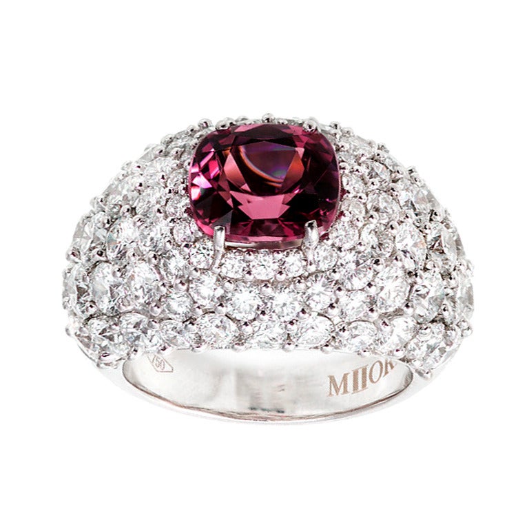 Miiori Spinel Diamond Dome Ring at 1stDibs