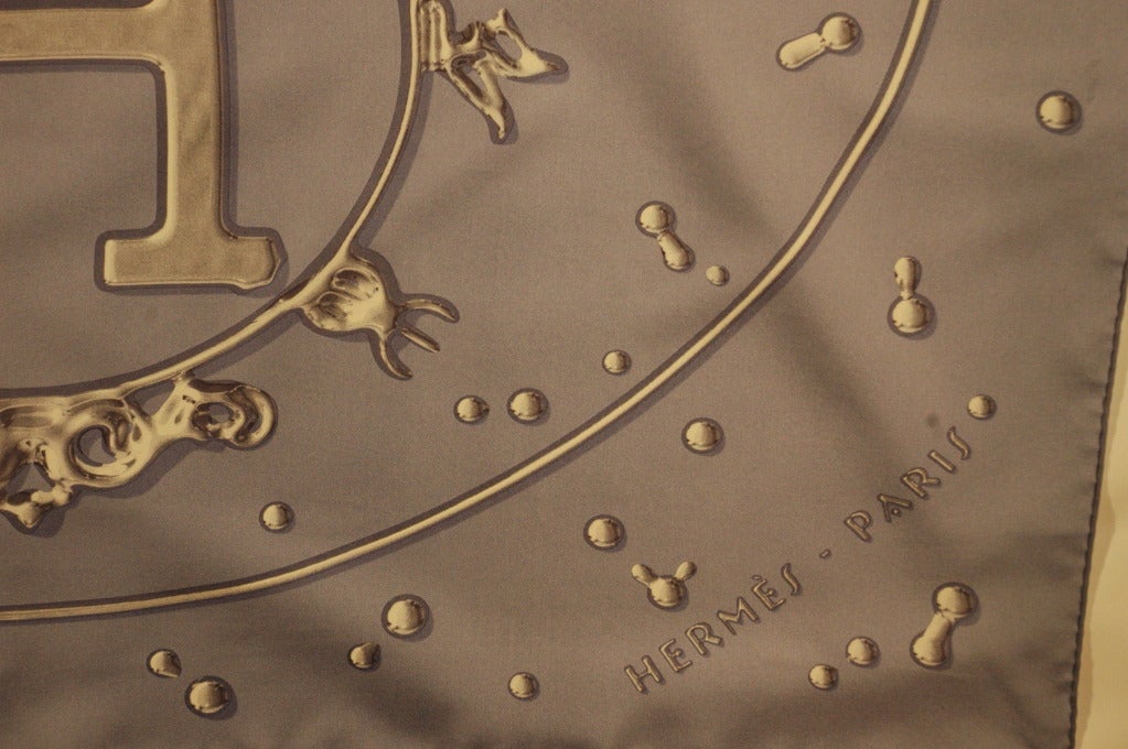 Hermes VIF Argenti Dimitri Rybaltchenko Silk Scarf at 1stDibs