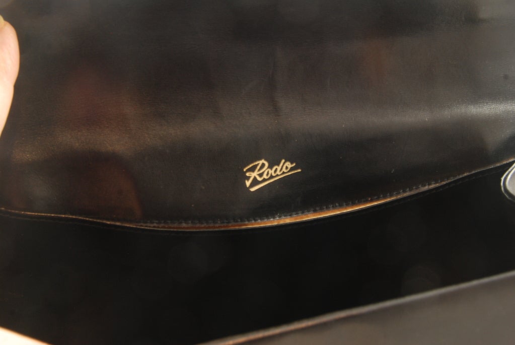Vintage Rodo Leather Hand Bag at 1stDibs