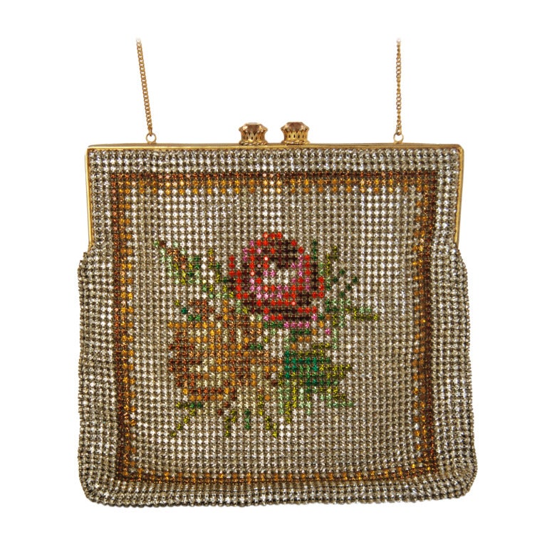 Vintage Koret Rhinestone Evening Bag at 1stDibs
