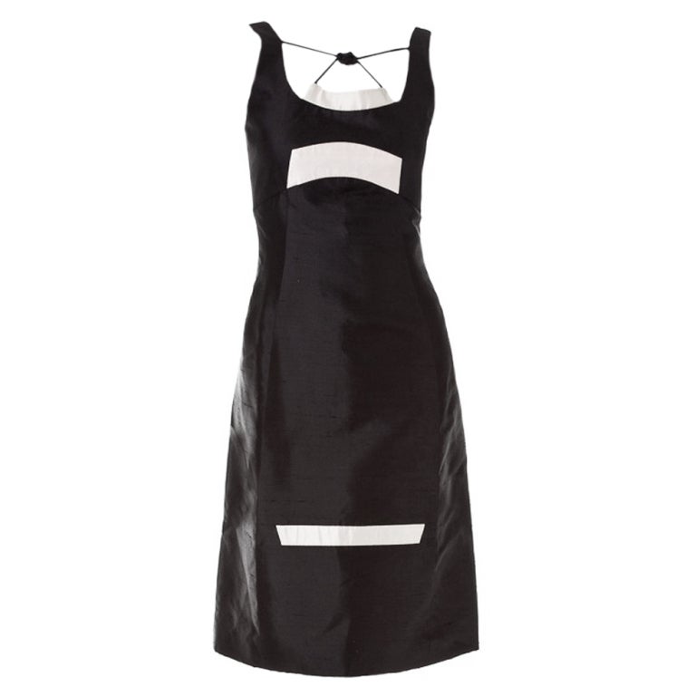 Chado Ralph Rucci op art silk dress sz 2 at 1stDibs