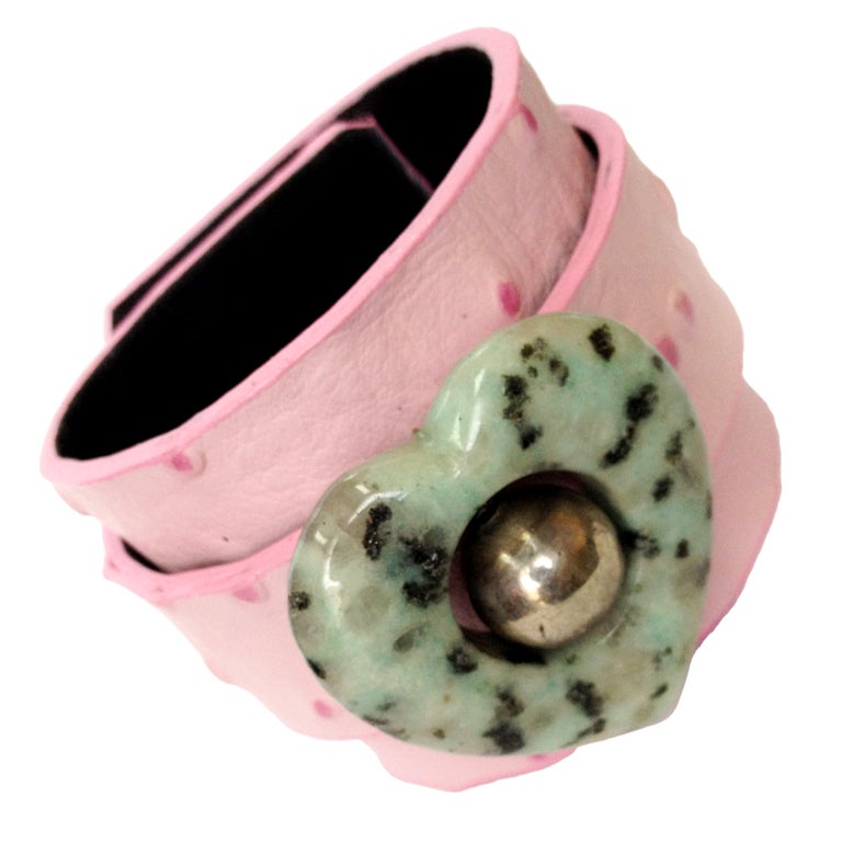 Rare Signed Toshikane Pink Orchid Porcelain Bracelet at 1stDibs ...