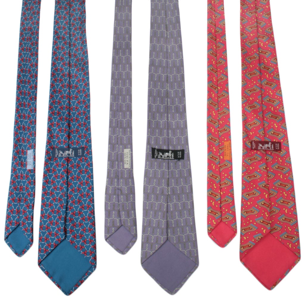 Vintage Hermes Silk Ties at 1stDibs
