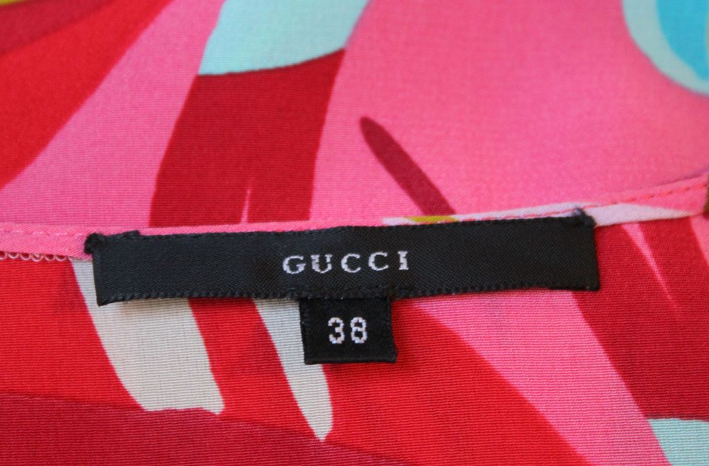 Very rare Tom Ford for Gucci spring 1999 floral runway dress at 1stDibs ...