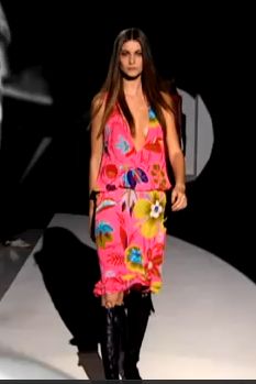Very rare Tom Ford for Gucci spring 1999 floral runway dress at 1stDibs ...