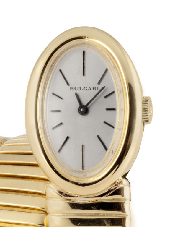 Jaeger-LeCoultre Lady's Yellow Gold Triple-Wrap Snake Bracelet Watch ...