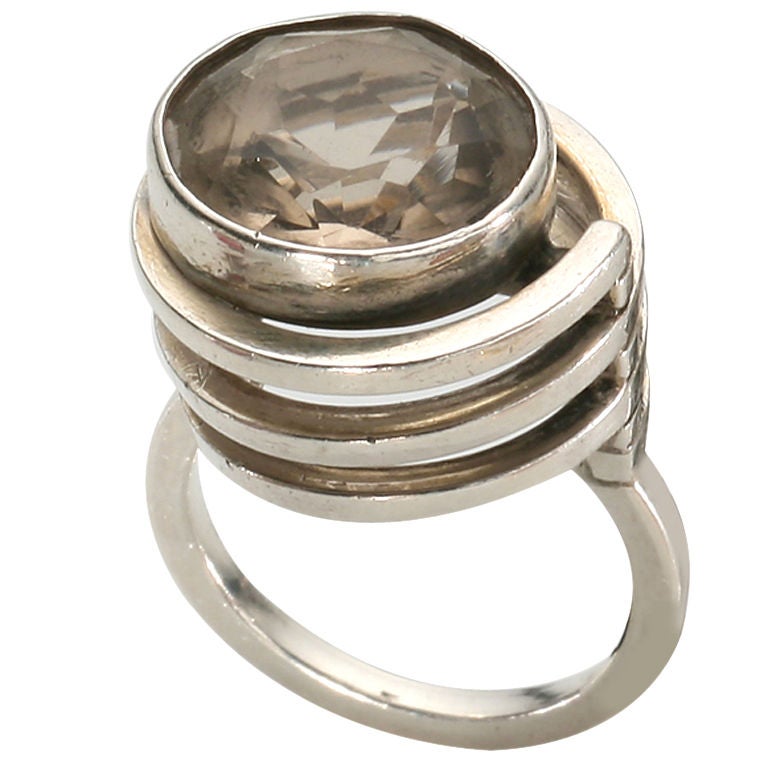 Sterlina spiral ring For Sale at 1stDibs