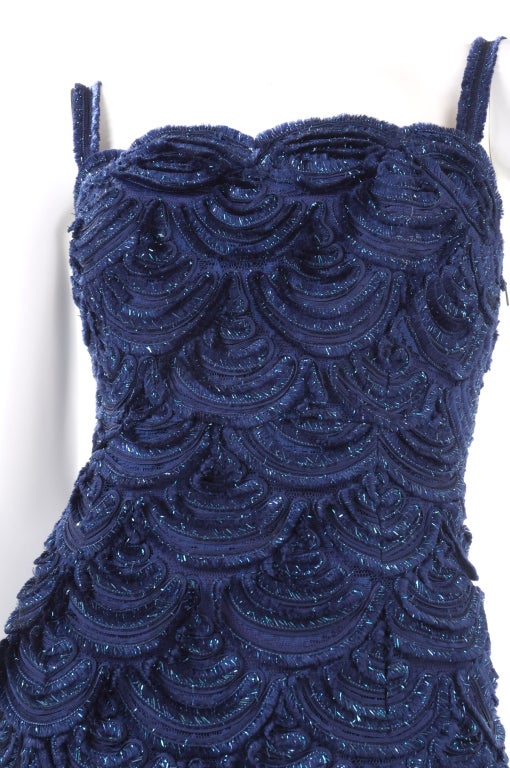 60's Charles Ritter Couture Cocktail Dress at 1stDibs