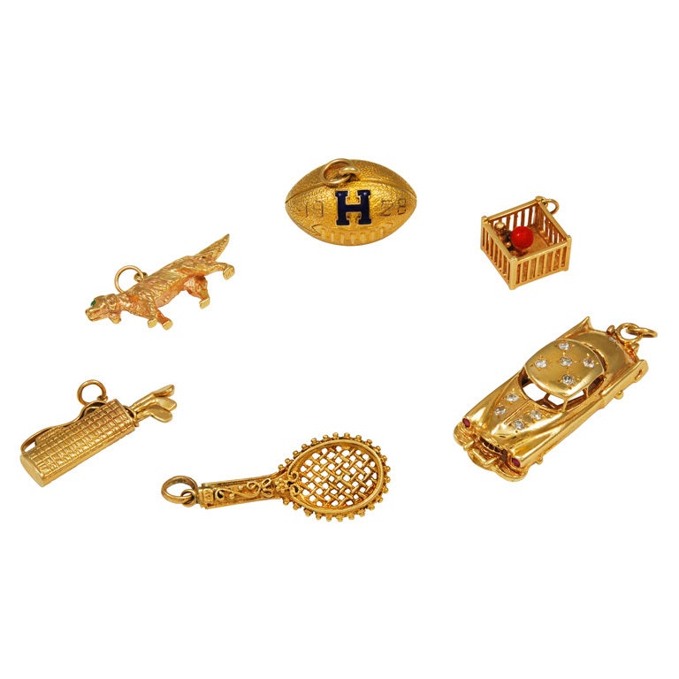 Gold Charms from our Gold Charm Collection at 1stDibs