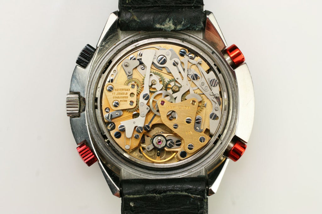 Hamilton Steel Chrono-matic Count-Down Chronograph Watch at 1stDibs ...