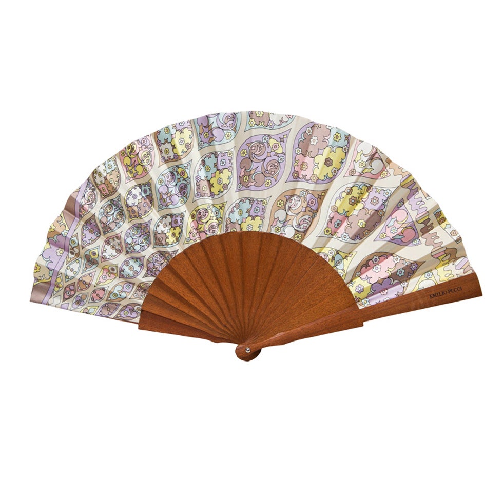 Never used emilio pucci fan (2 of 2) presented by funkyfinders at 1stDibs