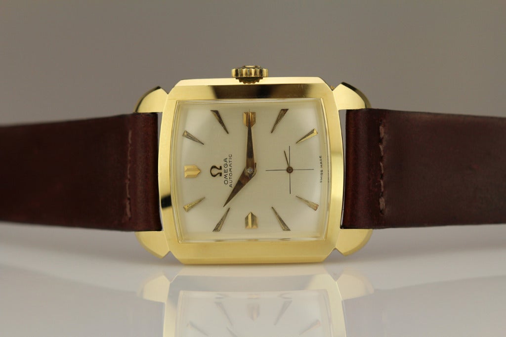 Omega Ref 3950 Square Wristwatch with Fancy Lugs at 1stDibs | omega ...
