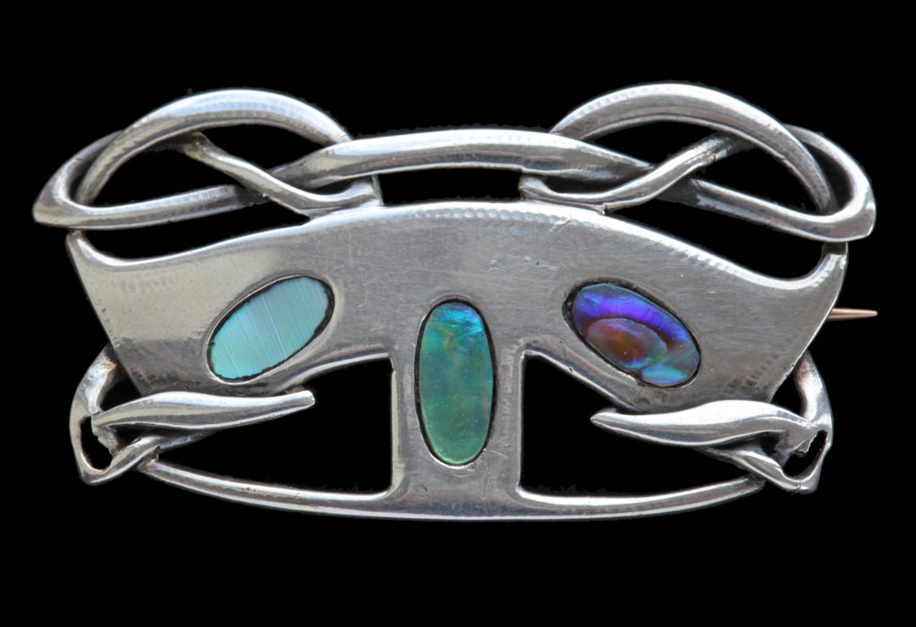 ARCHIBALD KNOX Liberty and Co Art Nouveau Brooch at 1stDibs