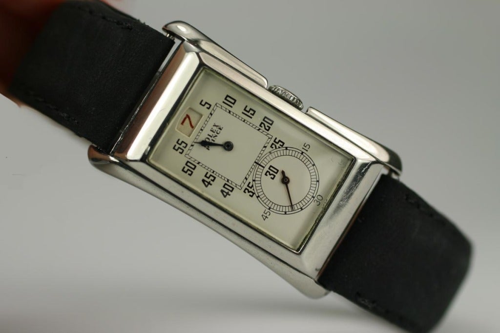 Rolex Stainless Steel Jump-Hour Prince Wristwatch Ref 1491 For Sale at ...