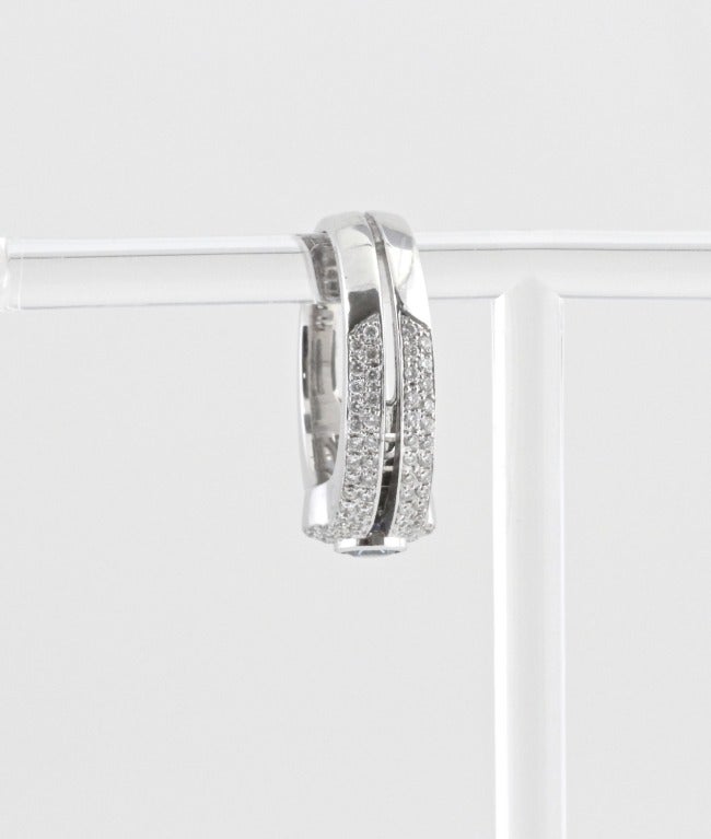 Di MODOLO White Gold, Diamond and Blue Sapphire Ring For Sale at 1stDibs