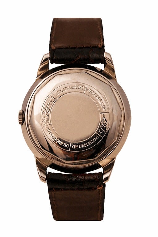 MIDO Yellow Gold Multifort Automatic Wristwatch with Black Dial and ...