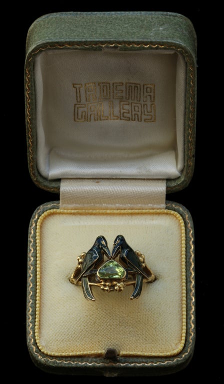 RENE LALIQUE Rare Betrothal Art Nouveau Ring at 1stDibs | rene lalique ...