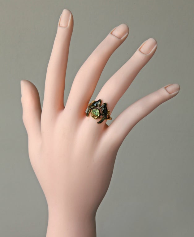 RENE LALIQUE Rare Betrothal Art Nouveau Ring at 1stDibs | rene lalique ...