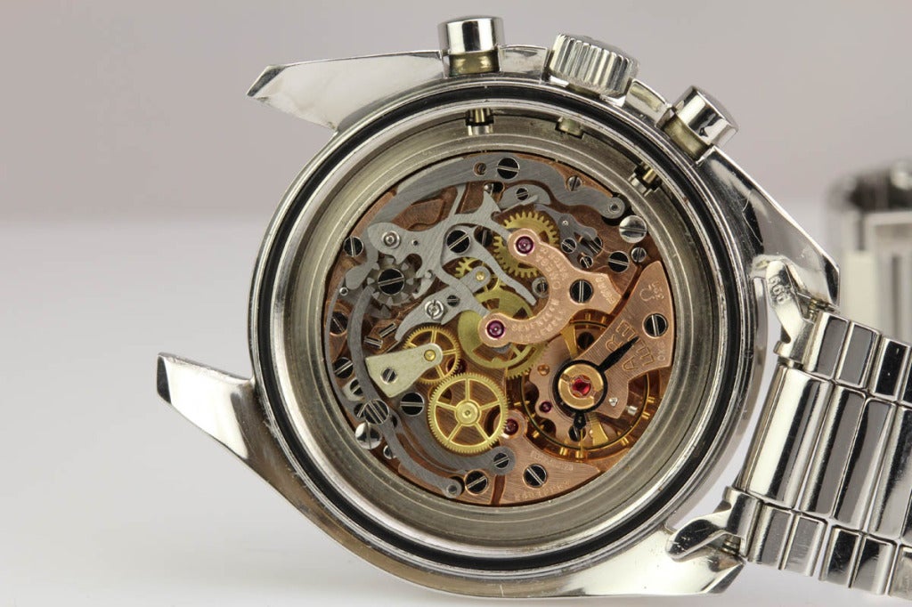 Omega Stainless Steel Speedmaster Professional Wristwatch at 1stDibs