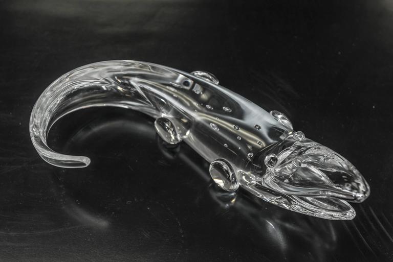Steuben Glass Alligator by James Houston **Saturday Sale! at 1stDibs