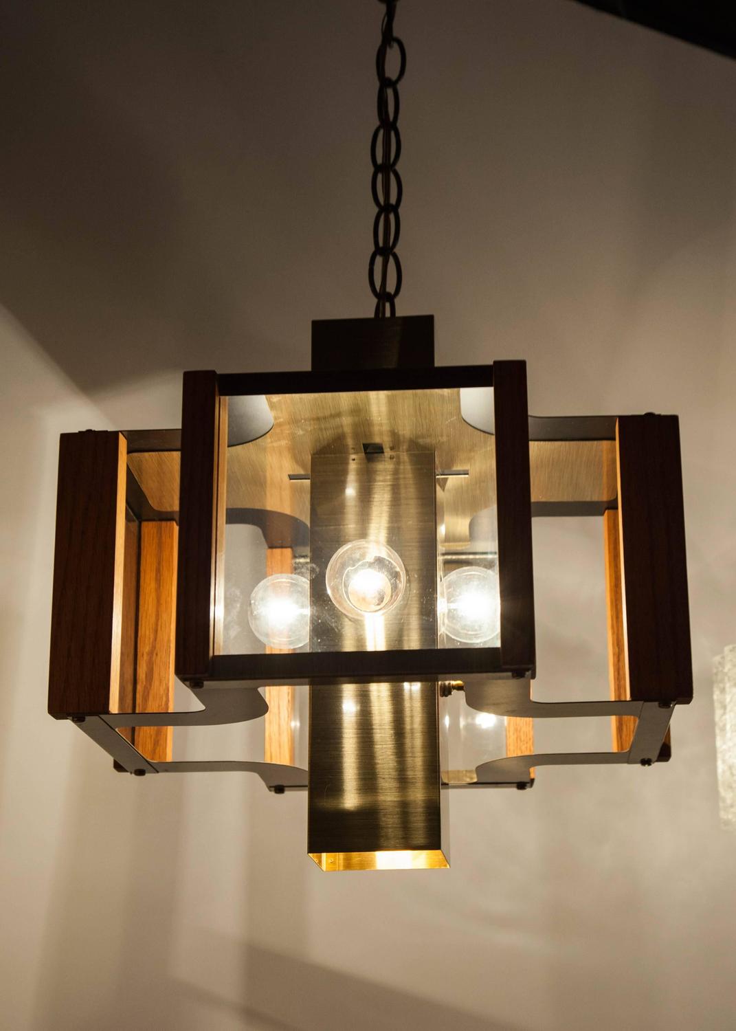 Mid-Century Architectural Light Fixture Designed by Frederick Ramond at ...