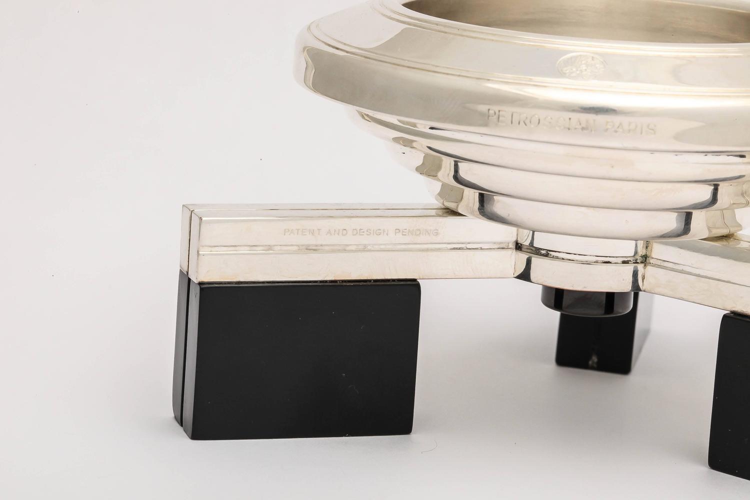 Petrossian Silver Plated Caviar Server at 1stdibs