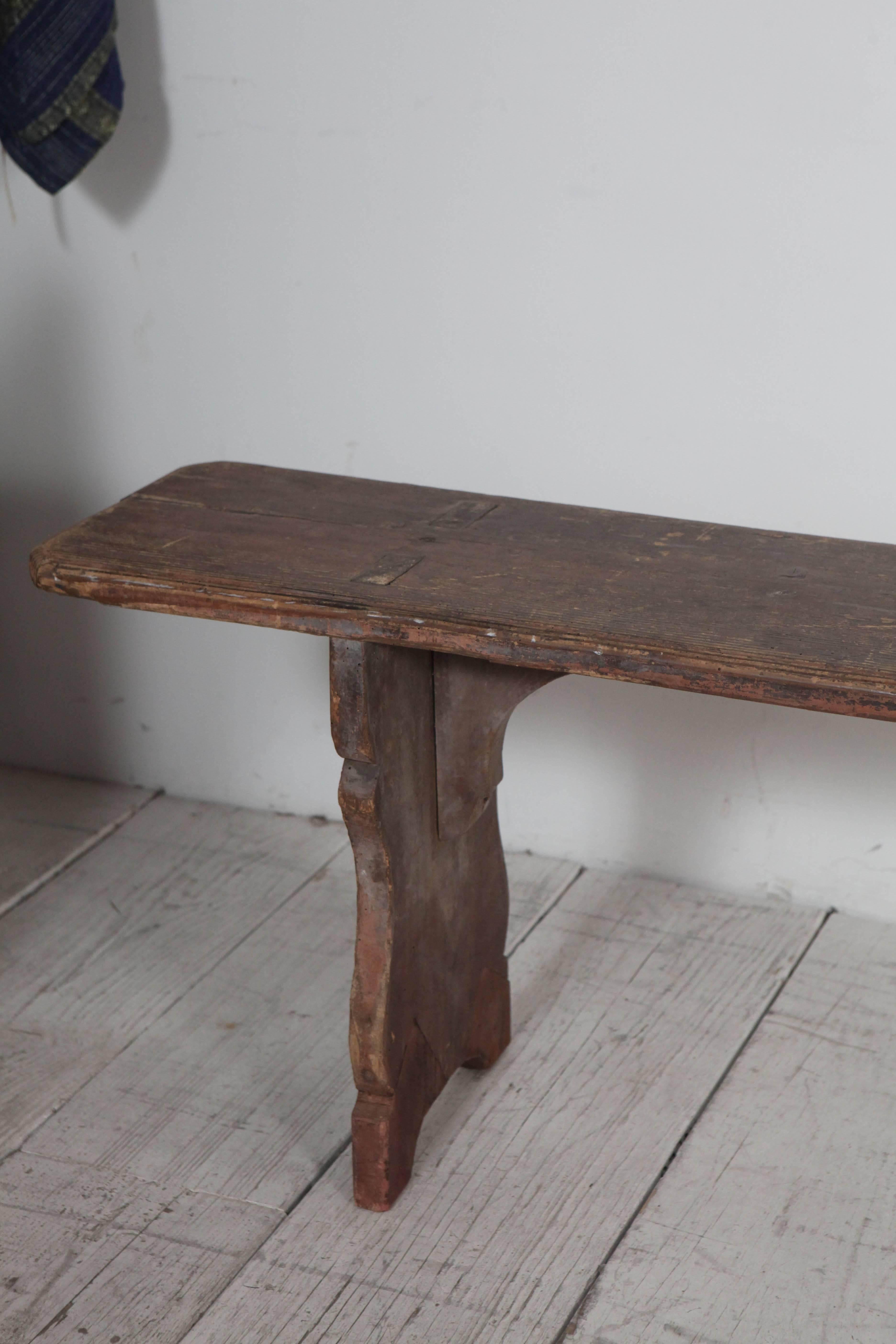 Long (Ten Foot) Rustic Farm Bench at 1stDibs