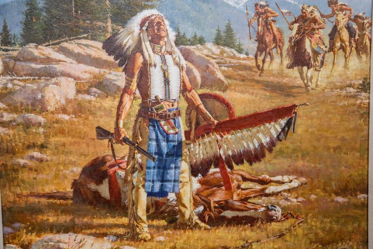 Stan Davis Oil on Canvas For Sale at 1stDibs