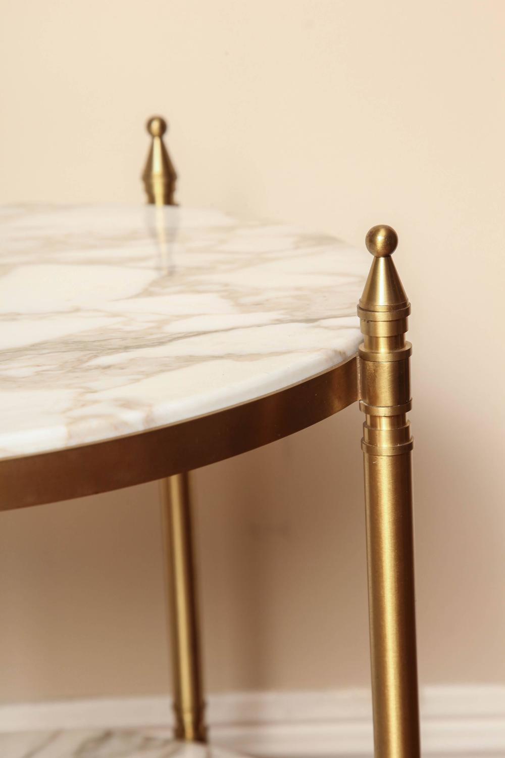 Two Tiered Small Round Side Table At 1stdibs