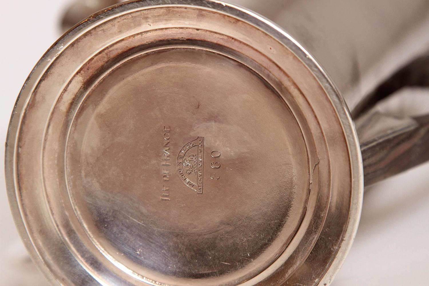 Ile de France Art Deco Meriden International Silver Cocktail Set with ...