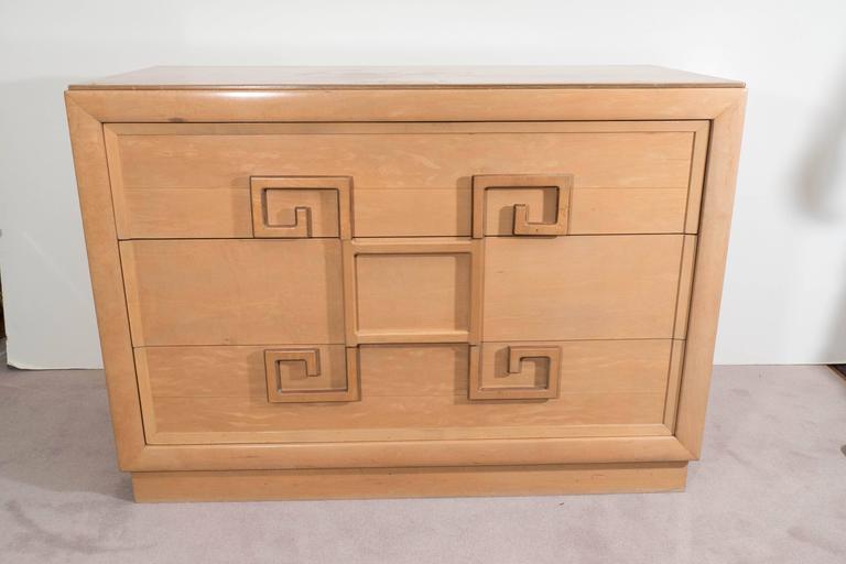 Pair of Midcentury Greek Key Chests by Kittinger at 1stDibs