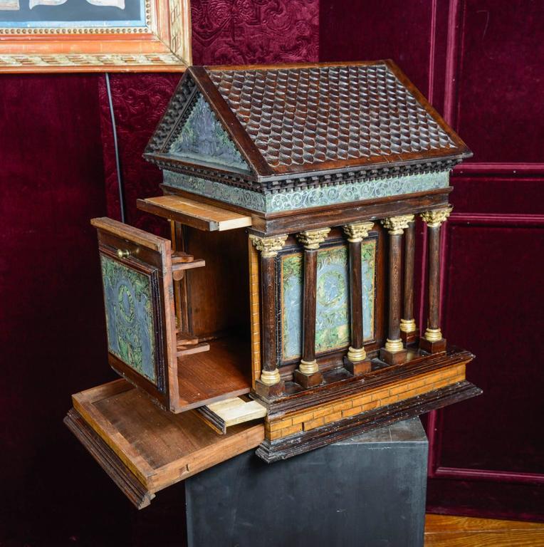 19th Century, Little Roman Temple with Secret Opening Systems by ...