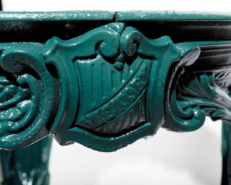 English Cast Iron Victory Pub Table at 1stDibs