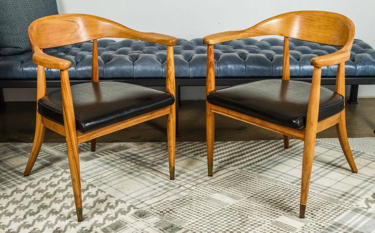 Pair of Hans Wagner Side Chairs at 1stDibs