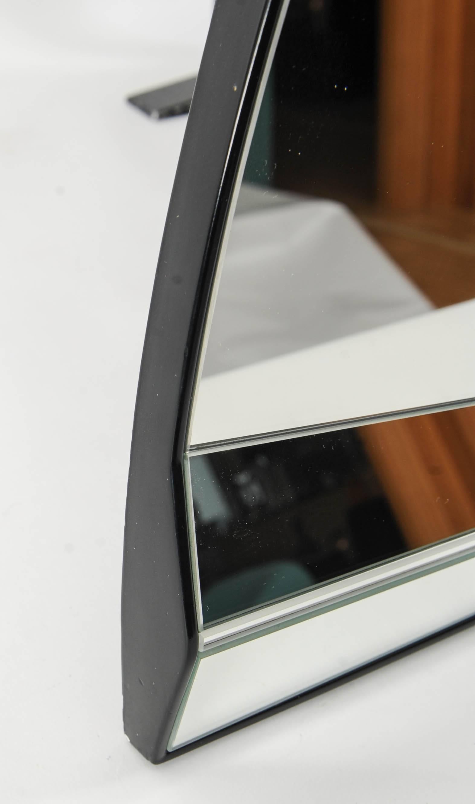 Hand Fan Shaped Wall Mirror at 1stDibs | fan shaped mirror, fan wall ...