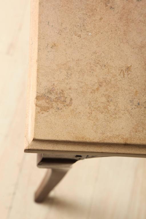 18th Century French Oak Side Table with Shaped Apron and Original ...