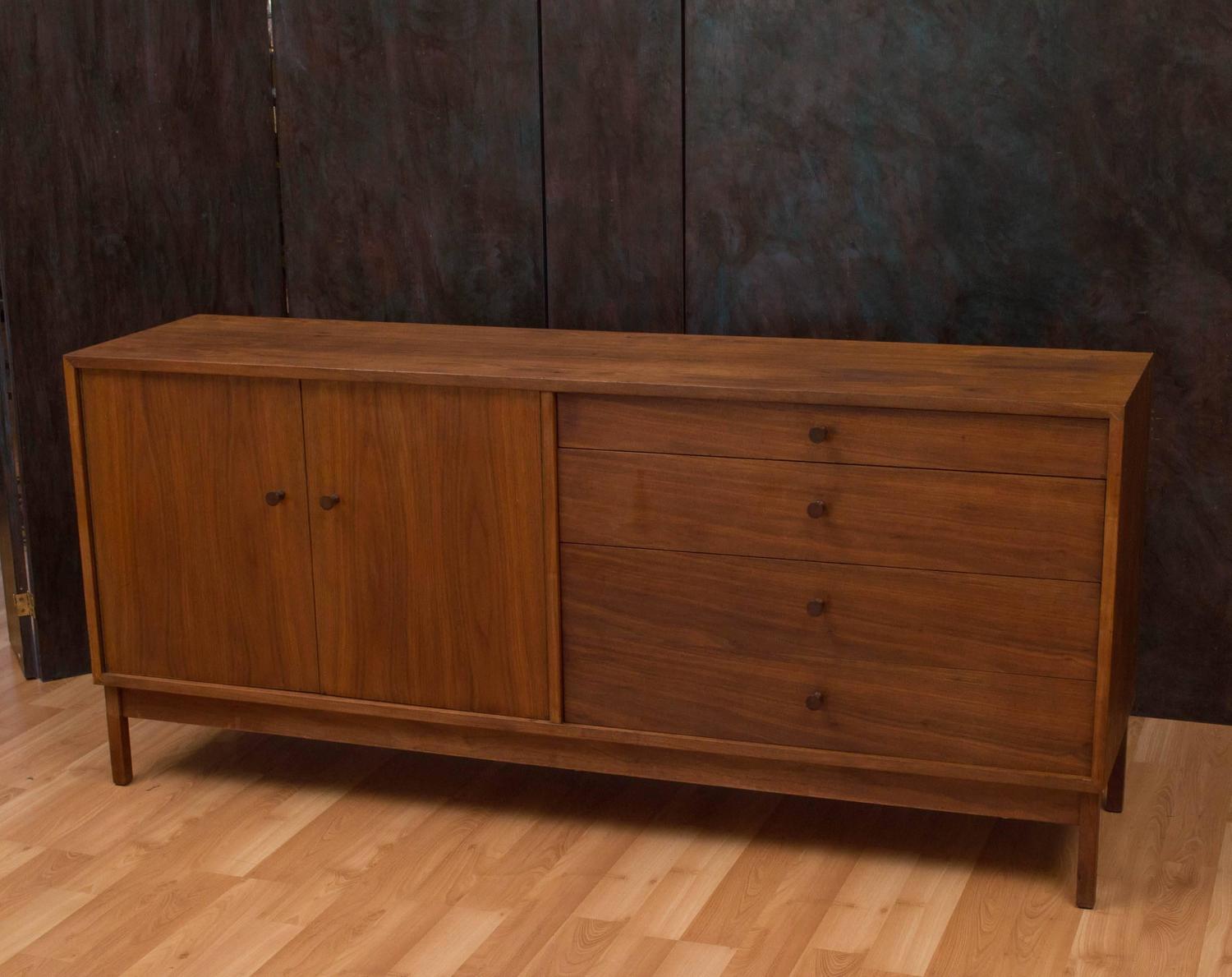 1970s Modern Walnut Sideboard at 1stdibs