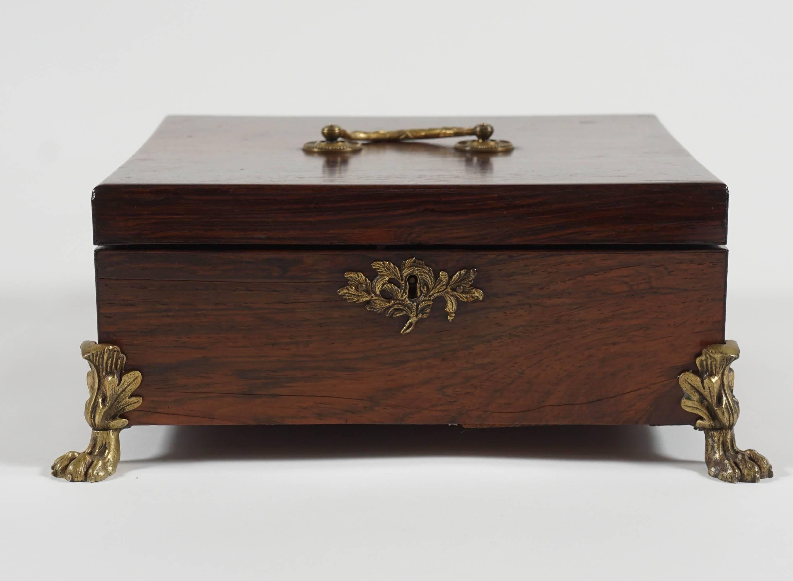 English Regency Period Rosewood Dresser or Jewelry Box, circa 1810 at ...