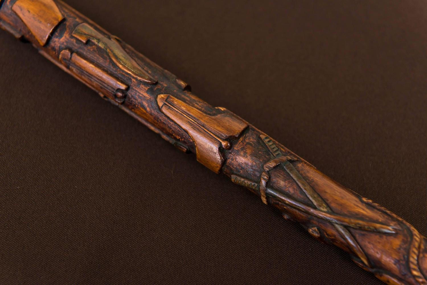 Late 19th Century American Folk Art Masonic Cane or Stick For Sale at ...