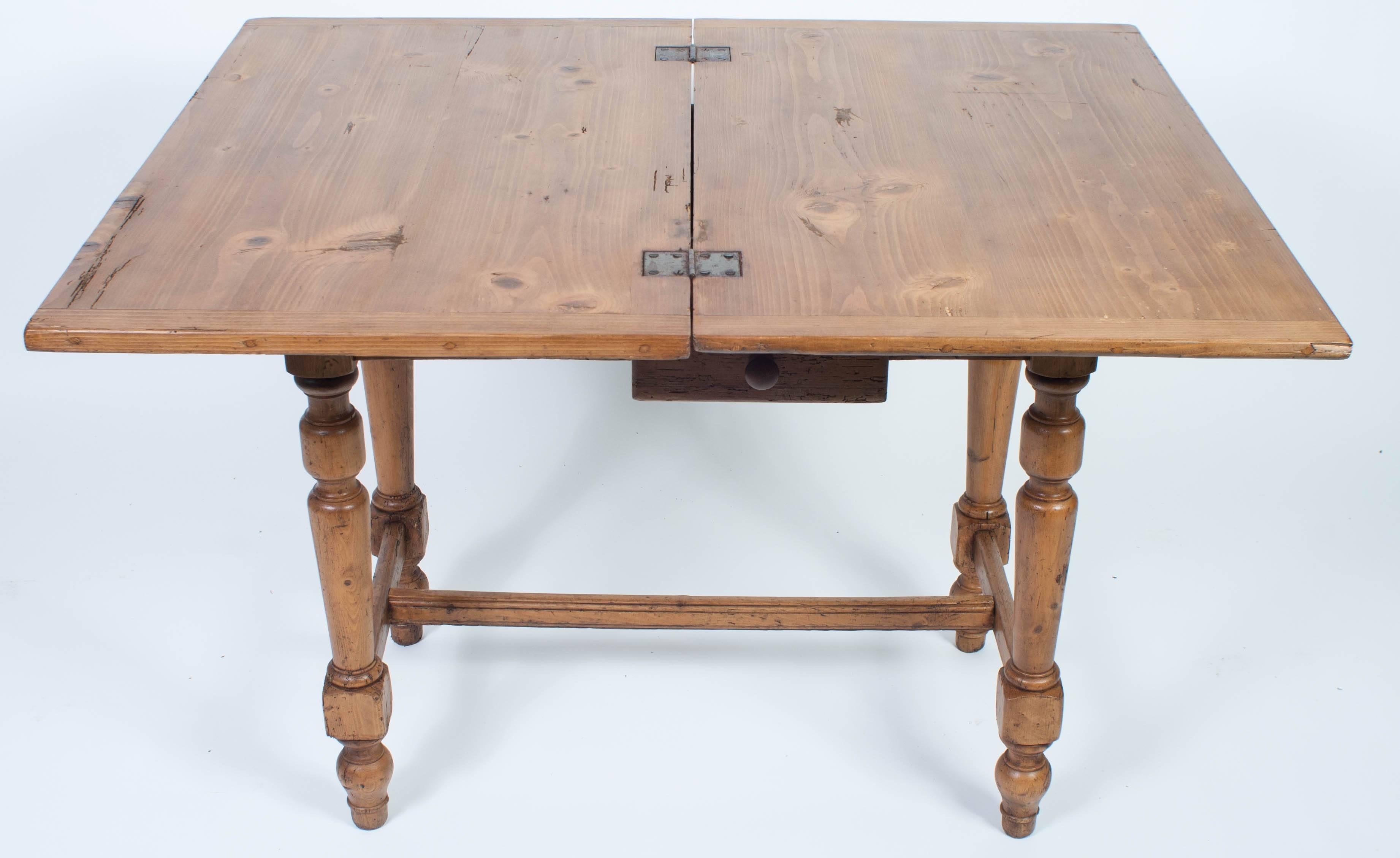Pine Swivel Top Table at 1stDibs | antique swivel top table, baltimore ...