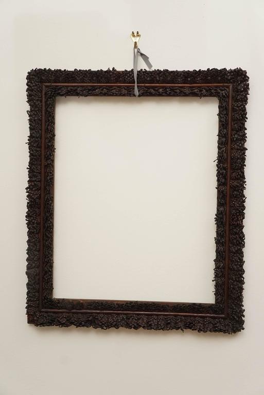 Vintage Pine Cone Picture Frame at 1stDibs