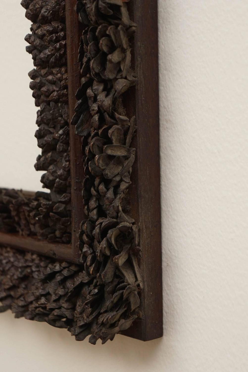 Vintage Pine Cone Picture Frame at 1stdibs