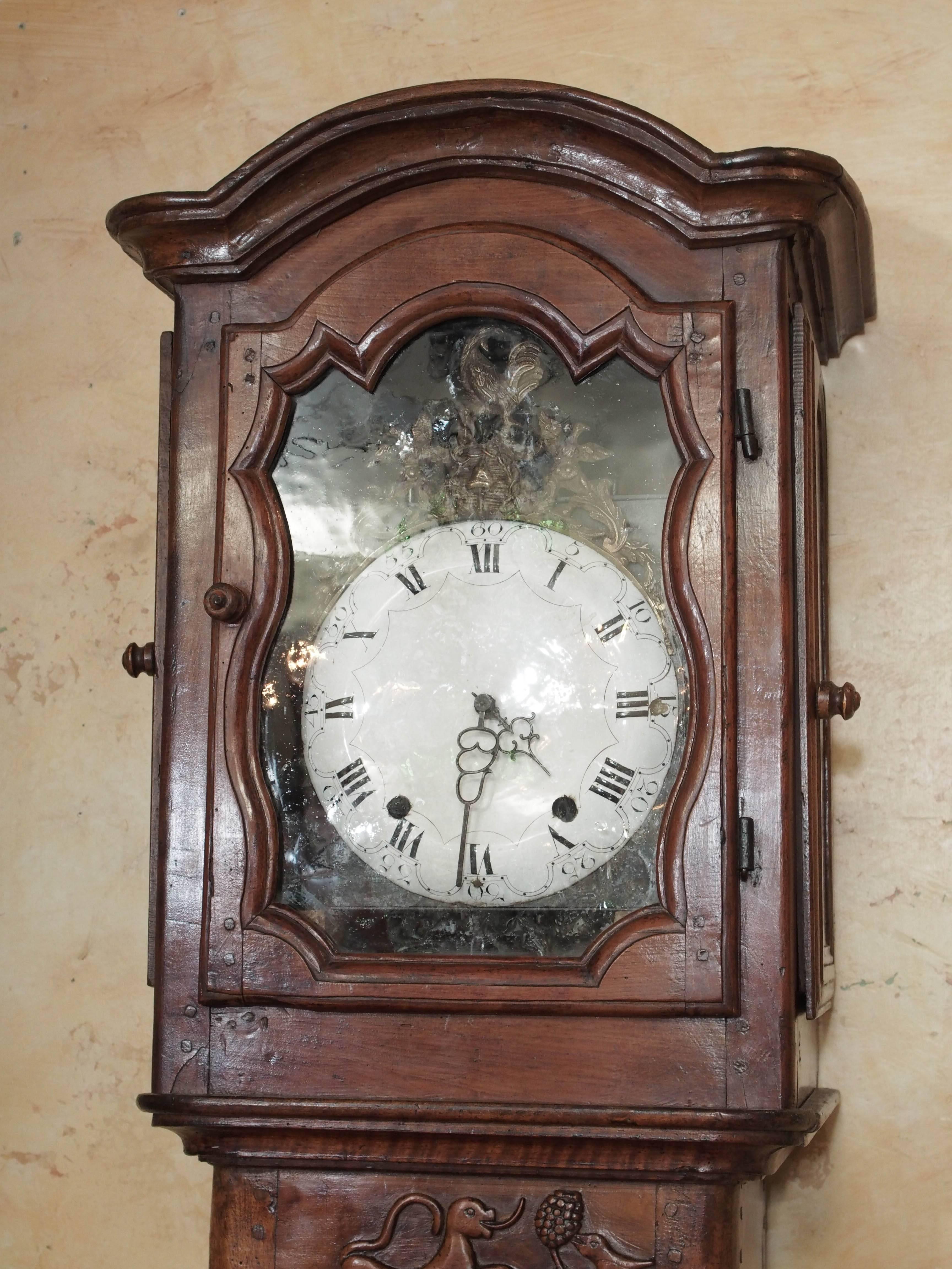 18th Century French Tall Case Clock at 1stDibs
