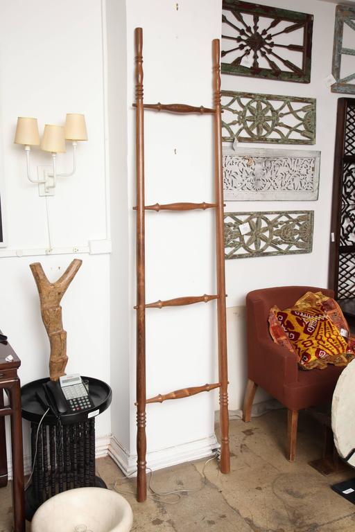 Teak Wood Decorative Ladder at 1stDibs